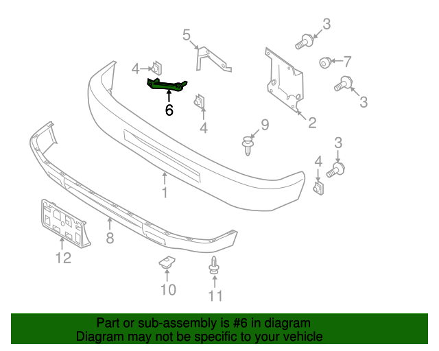 8C2Z-17C886-A - Reinforced Bracket Stud Plate - 2008-2024 Ford | OEM ...
