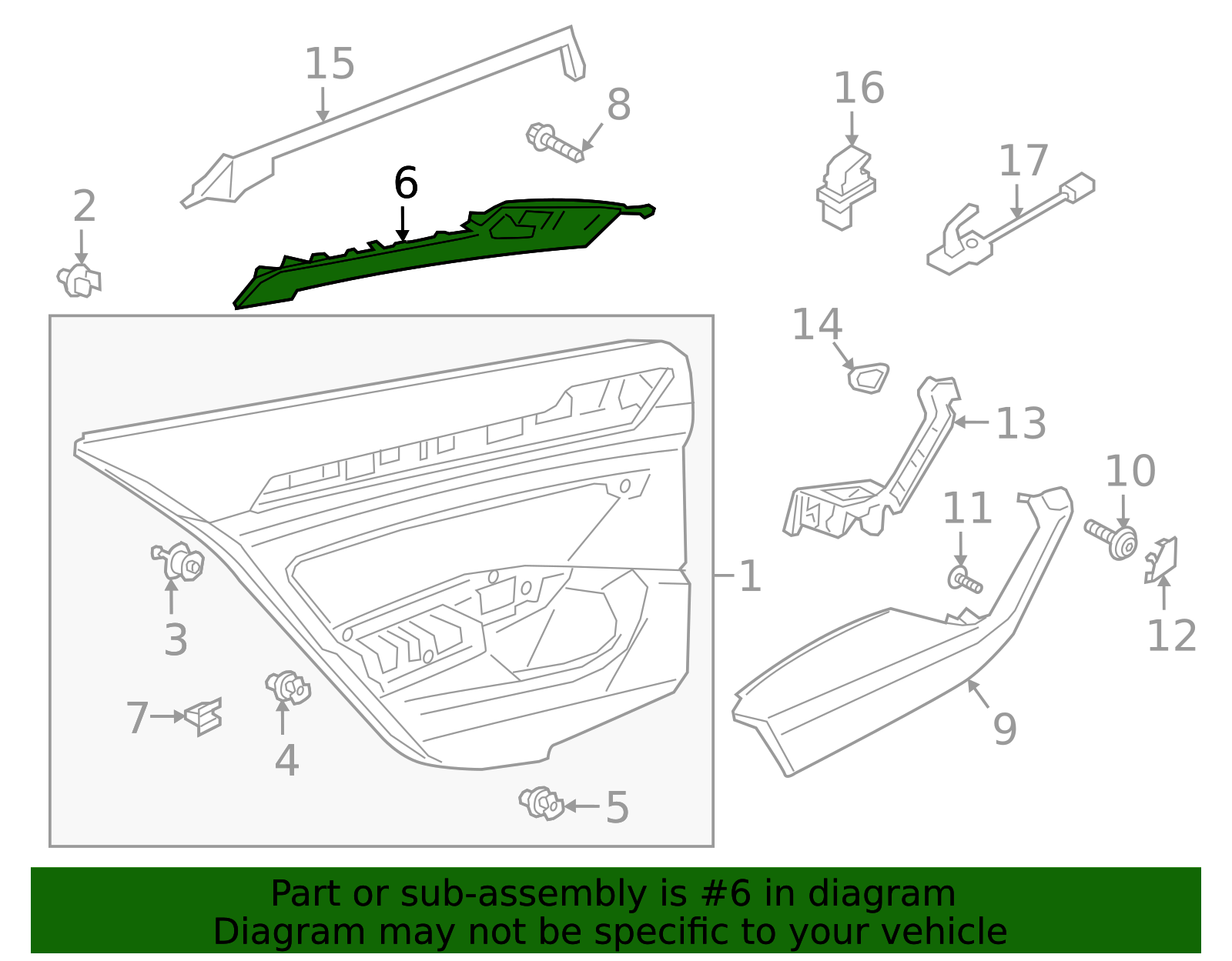 2019-2020 Volkswagen Arteon Trim Molding 3G8-867-419-AG-4ZG | Wolfsburg ...