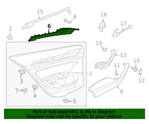 2019-2020 Volkswagen Arteon Trim Molding 3G8-867-420-AL-3NU | OEM Parts ...