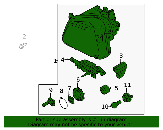 2022-2024 Hyundai Santa Cruz Composite Assembly 92102-K5110 | OEM Parts ...