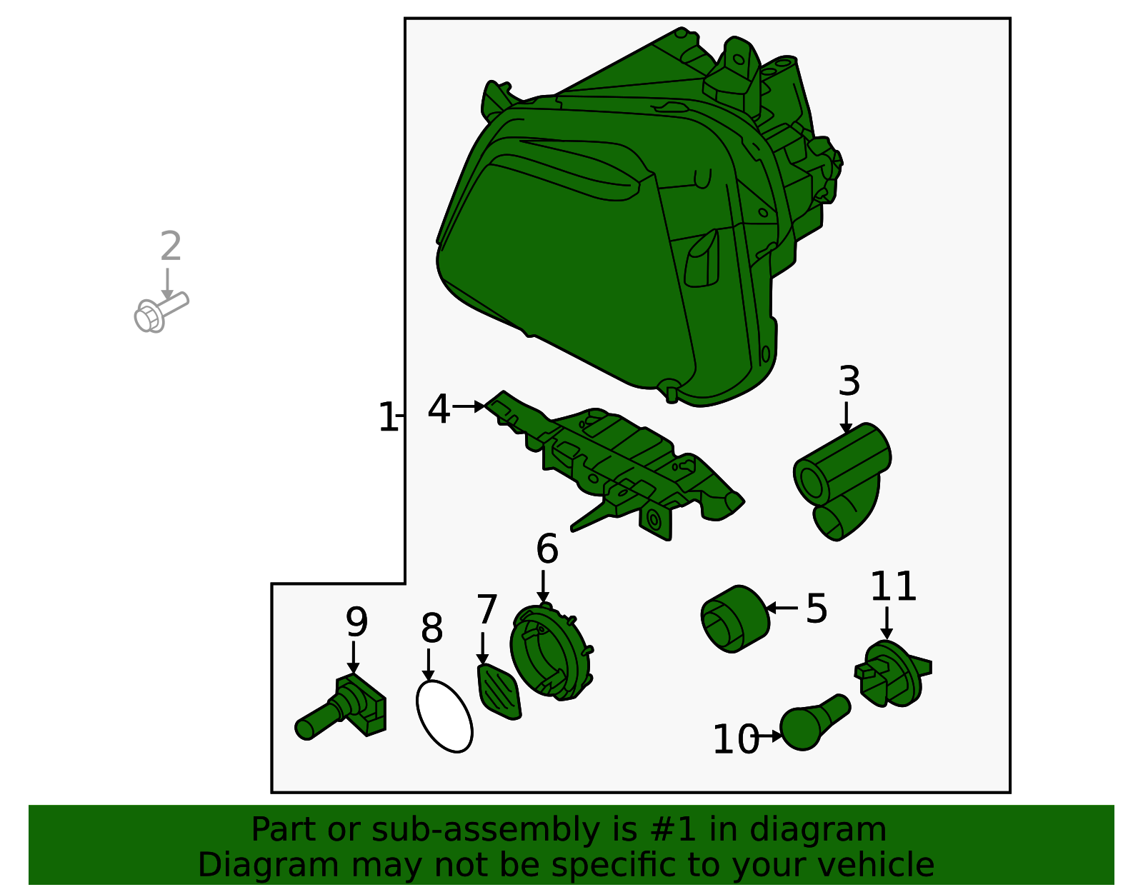 Genuine Composite Assembly for 2022-2023 Hyundai Santa Cruz | Part ...