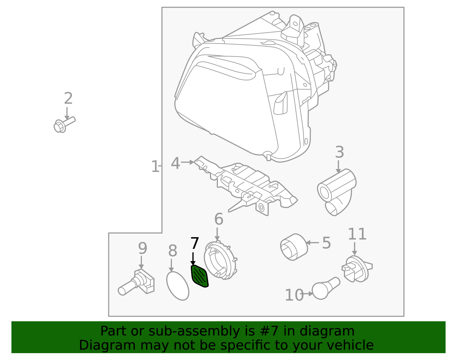 2022-2025 Hyundai Dust Cap Pad 92125-2W250 | Retail Performance Auto Parts
