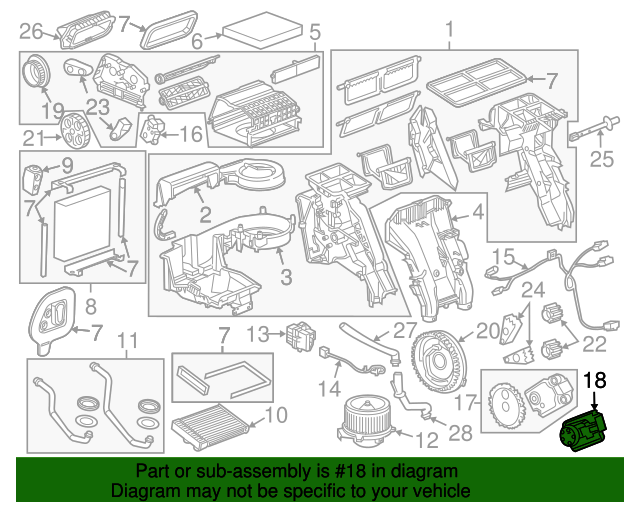 2011-2017 GM (s)actuator 13372987 GM | GMPartsDirect.com