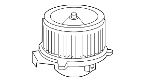 2010-2017 GM Heating and Air Conditioning Blower Motor with Wheel ...