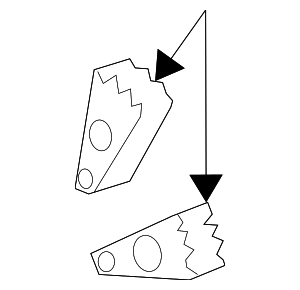 2010-2017 GM Vent Valve Lever 13263335 GM | GMPartsDirect.com