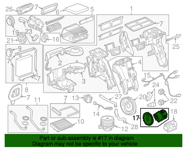 13332583 GM Air Conditioning Vacuum Actuator | GM Parts Store