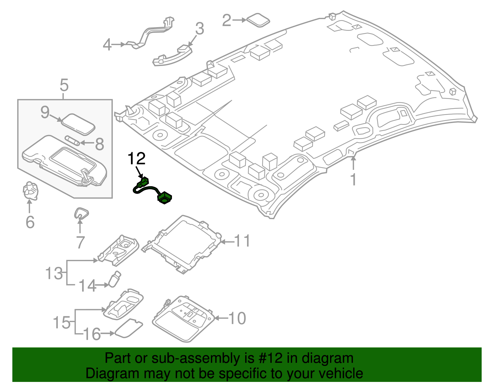 281D0-2V70A - Navigation Microphone 2016-2020 Infiniti | AutoNation Parts