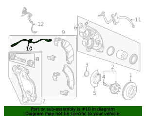 2020-2021 GM Front Disc Brake Pad Wear Sensor 84702752 | GMPartsDirect.com