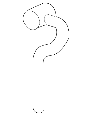 2005-2009 Mopar Upper Hose 55038135AA | TascaParts.com