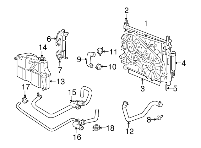 2005-2010 Mopar Hose 55038144aa | TascaParts.com