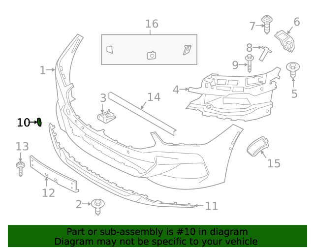 51-11-8-076-676 - Tow Eye Cap 2019-2024 BMW | AutoNationParts.com
