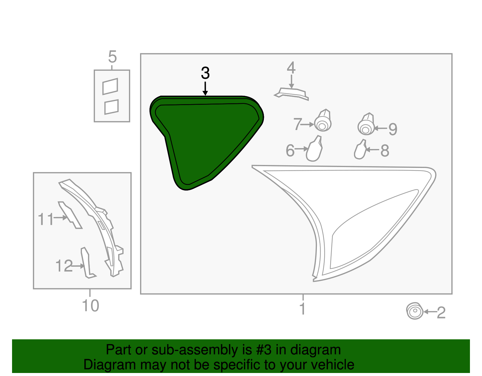 2013-2016 Mazda CX-5 Gasket KD53-51-3H8B | Retail Performance Auto Parts