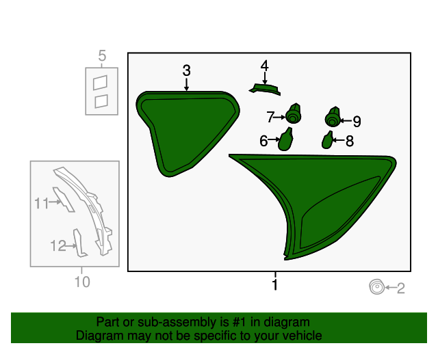 2013-2016 Mazda CX-5 OEM NEW 13-16 Mazda CX-5 Lift Gate Right Rear Lamp ...