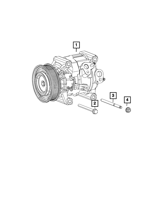 2009-2025 Mopar Hex Flange Head Bolt 6104208AA | Mopar eStore