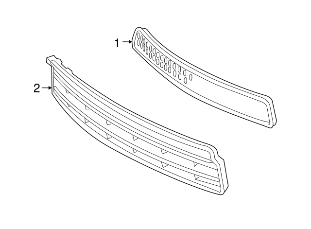 53112-52290 - Lower Grille - 2008-2014 Scion xD | OEM Genuine Toyota Parts