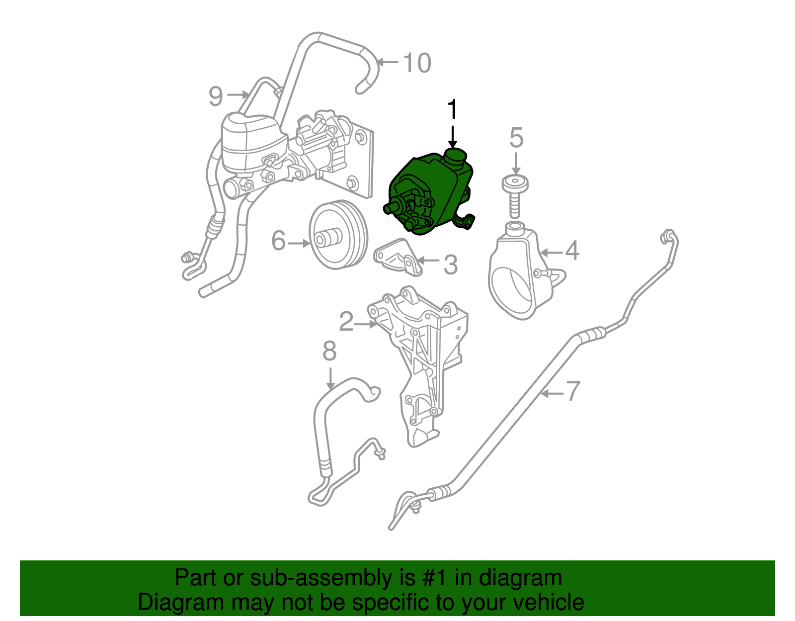 19420677 - Power Steering Pump 2001-2007 GM | GMPartsNow