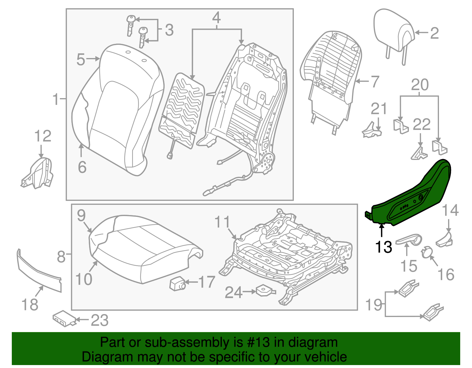 2013-2019 Hyundai Outer Cover 88191-B8100-NBC | OEM Parts Online