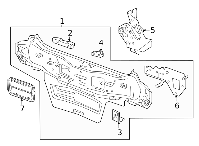 2016-2022 Chevrolet Spark Rear End Panel Extension 94516178 | OEM Parts ...