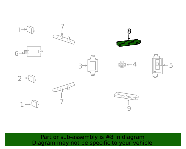 213-905-70-00 - Antenna Amplifier For 2018-2023 Mercedes-Benz ...