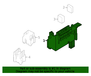 24381-6RA2A - Fuse Holder 2021-2024 Nissan Rogue | Nissan Parts ...