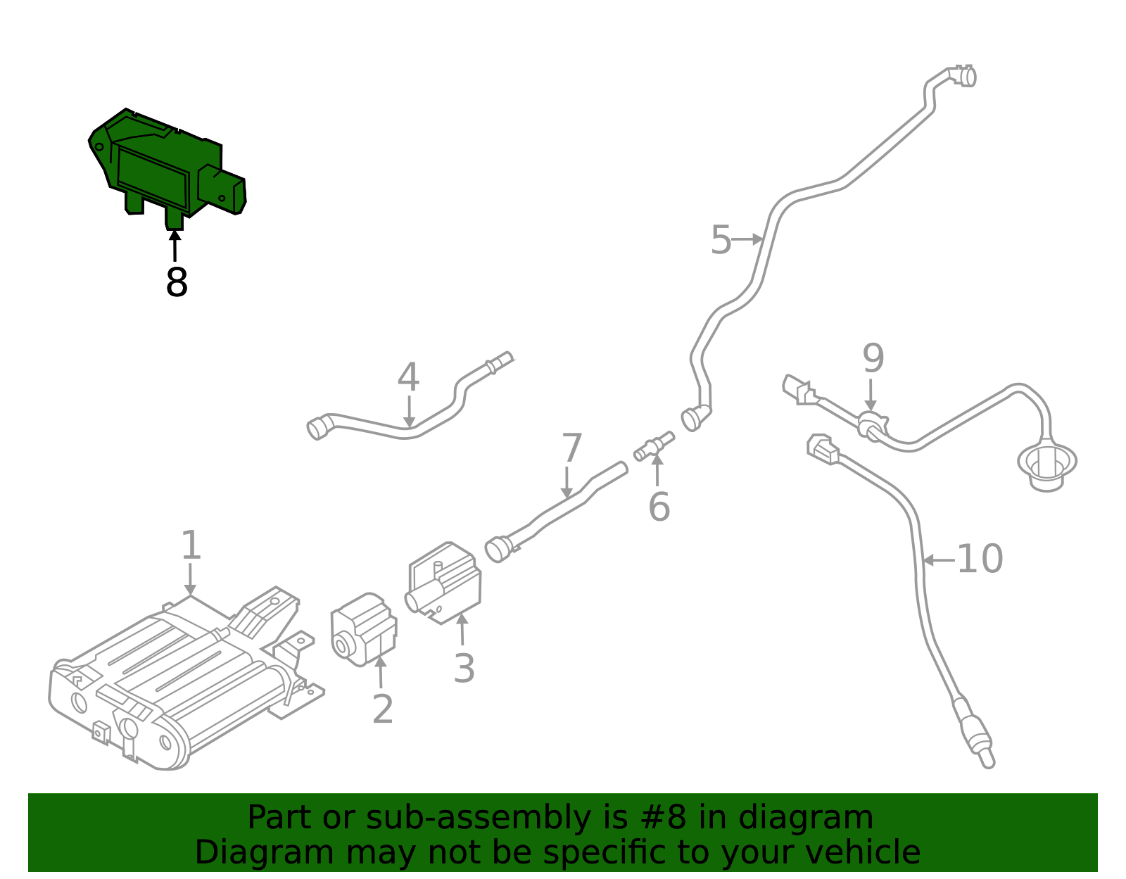 2021-2025 Hyundai Santa Fe Pressure Sensor 39360-2M415 | OEM Parts Online