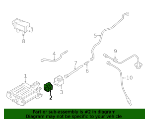 2016-2023 Hyundai Evaporative Emissions System Pressure Sensor 31480 ...
