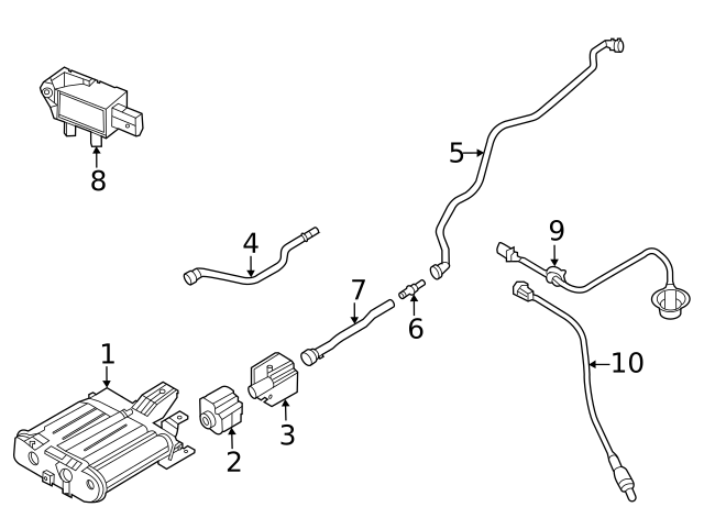 2021-2023 Hyundai Santa Fe Pressure Sensor 39360-2M415 | OEM Parts Online