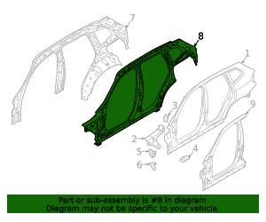 41-00-7-494-067 - Reinforcement - 2018-2024 BMW X3 | BMWPartsHub
