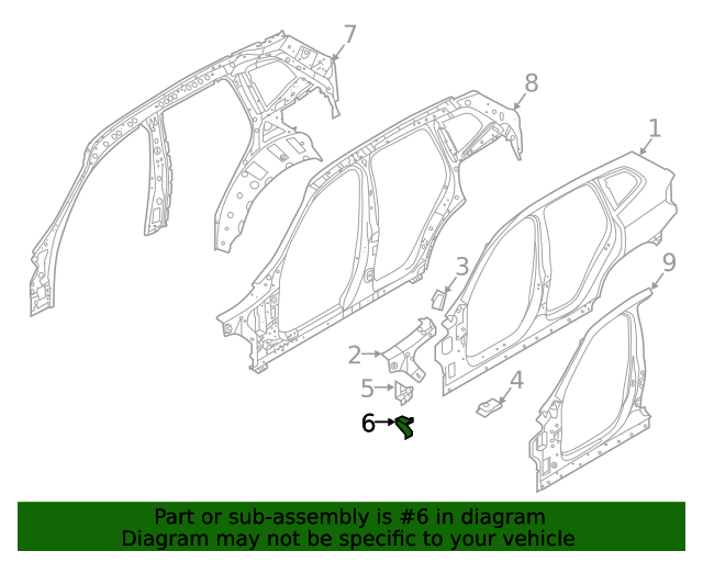 Genuine BMW 41-00-8-495-534 | Uniside Assembly Bracket | FREE Shipping ...