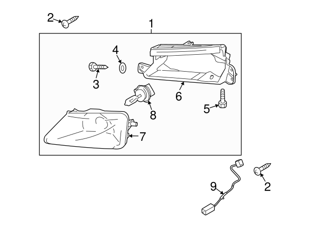 2009-2011 Mazda RX-8 Fog Lamp Assembly FF14-51-680A | Mazda-Parts