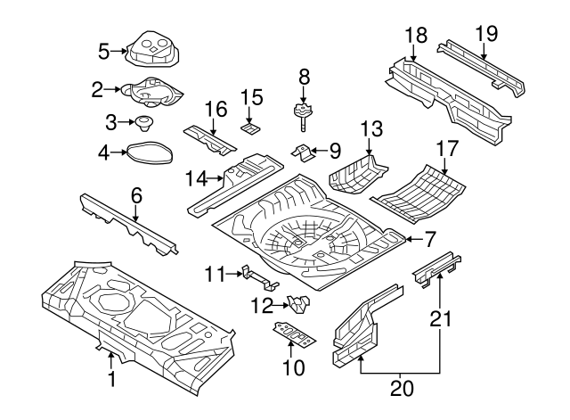 2009-2017 Nissan Inspection Cover G4848-1FCMA | Nissan Parts Plus
