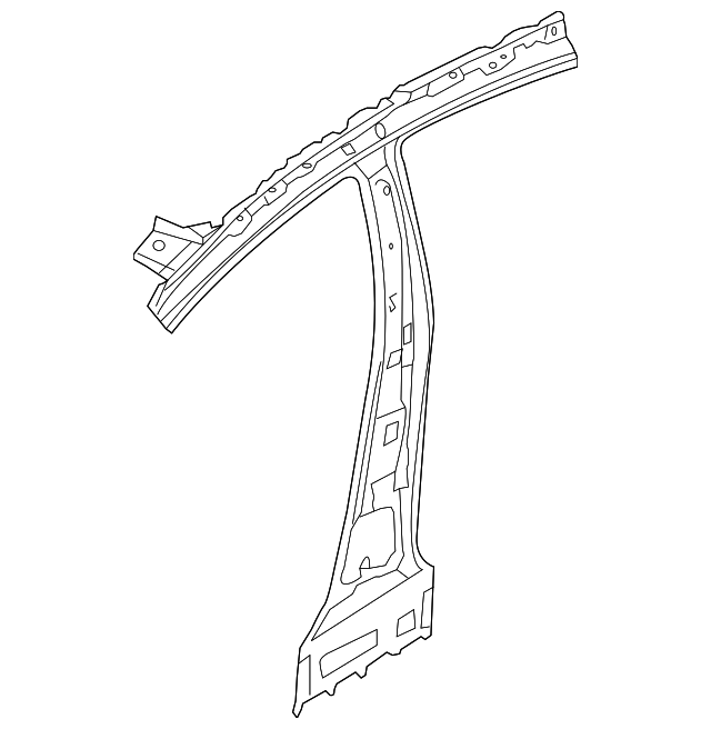 2011-2013 Kia Forte Pillar Reinforced - Passenger Side (RH) 71402-1M500 ...