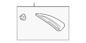 2021-2023 Buick Envision Body Passenger Side Upper Rear Applique ...