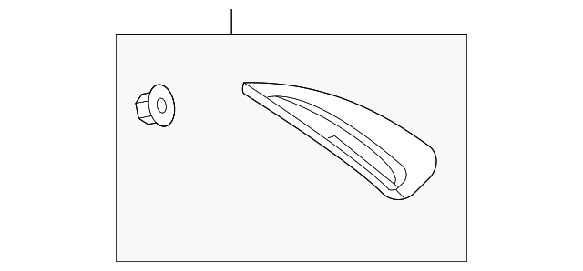 2021-2023 Buick Envision Body Passenger Side Upper Rear Applique ...