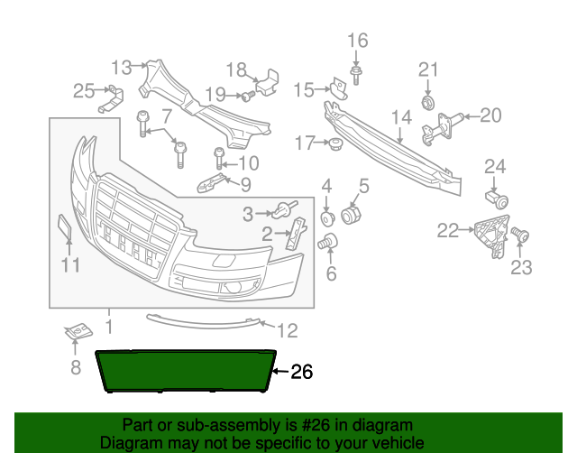 4F0-807-285-BL-1QP - License Plate Light Panel 2005-2008 Audi ...