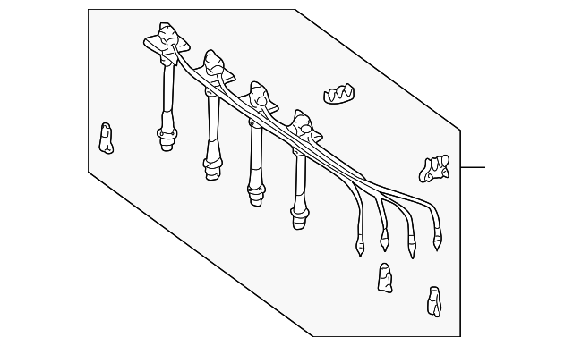 1992-2001 Toyota Spark Plug Wire Set 90919-22400 | Toyota OEM Direct