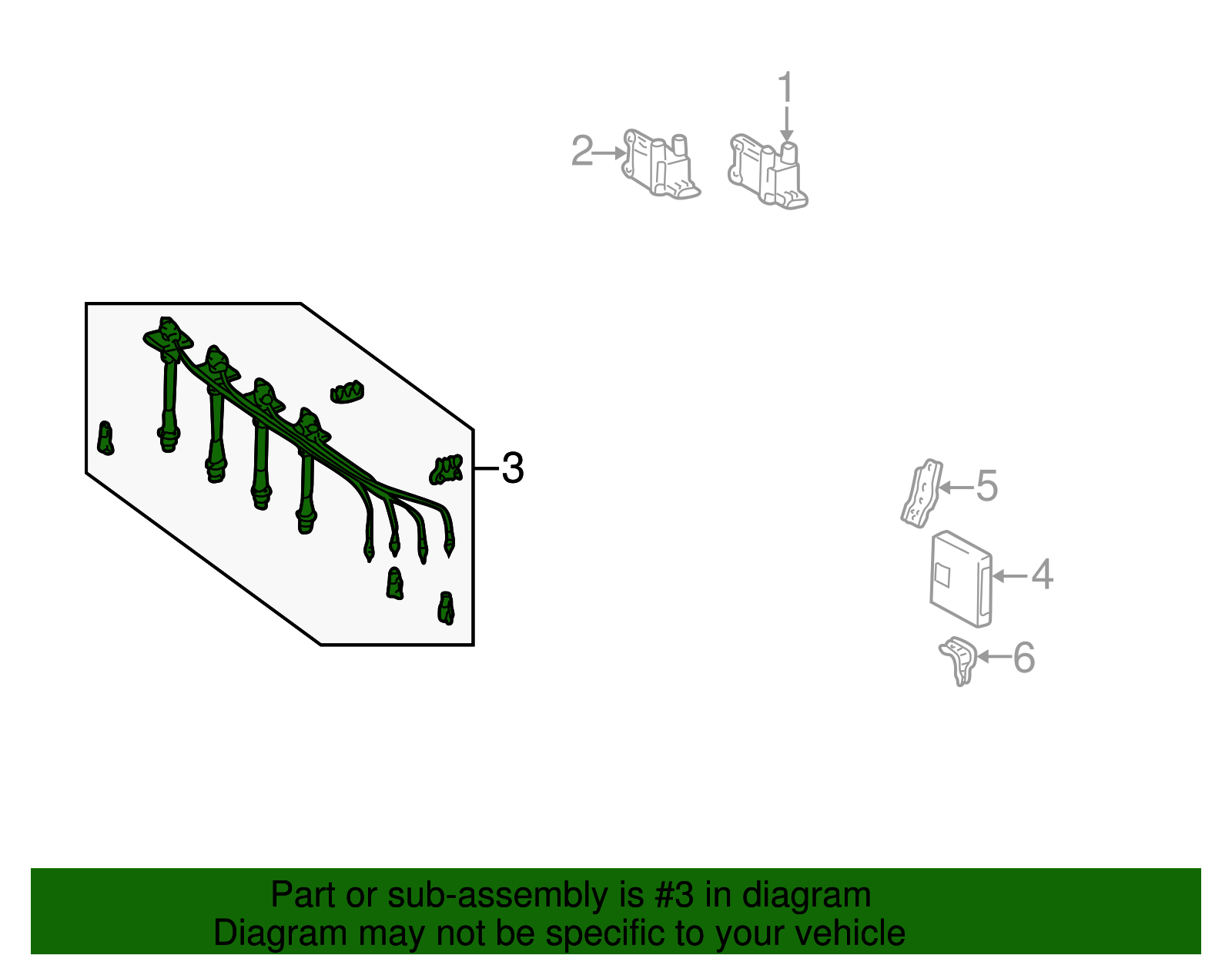Genuine Toyota Spark Plug Wire Set part# 90919-22400 for 1992-2001 ...