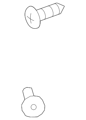 Genuine Door Trim Panel Screw for 2010-2011 Saab 9-5 | Part# 90561305 ...