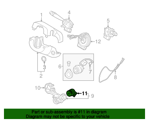 2006-2012 Hyundai Ignition Switch 93110-3K000 | OEM Parts Online