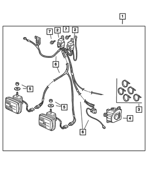 Wiring-4 Way 68142156AA | Normandin Chrysler Jeep Dodge Ram Fiat