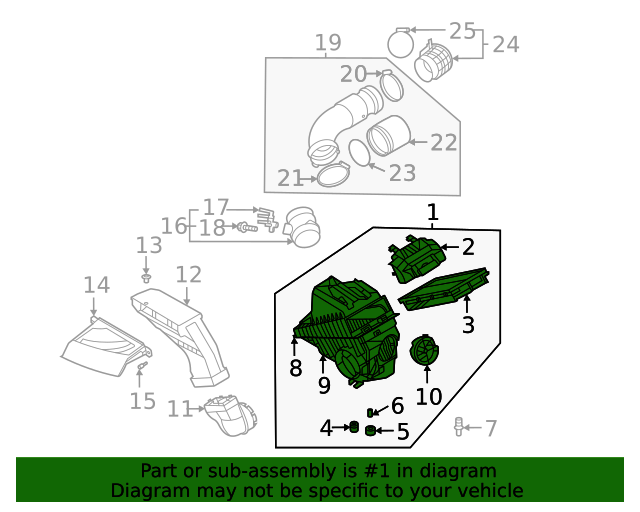 2021-2022 Hyundai Air Cleaner Assembly 28110-L0600 | OEM Parts Online