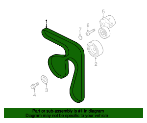 23780AA111 - Serpentine Belt 2014-2021 Subaru | AutoNation Parts