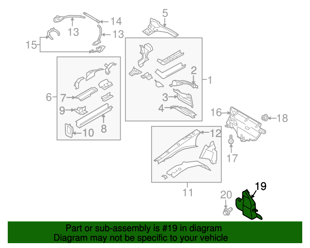 2006-2015 Mazda MX-5 Miata Splash Shield - Passenger Side (RH) N121-56 ...