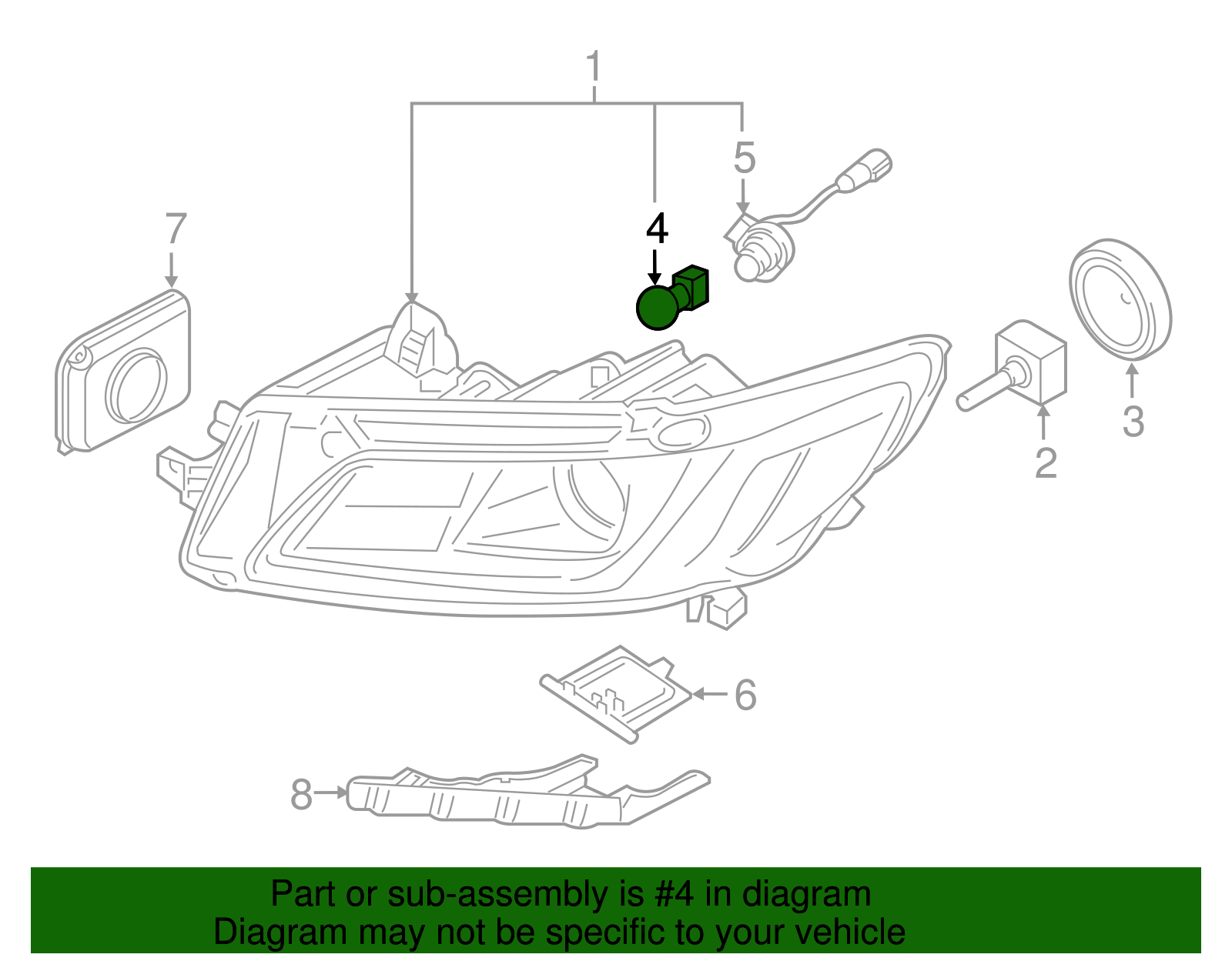 2016-2020 Ford Signal Lamp Bulb FB5Z-13466-AA | OEM Parts Online