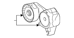 2007-2021 Lexus Belt Tensioner 16620-0W131 | Longo Lexus