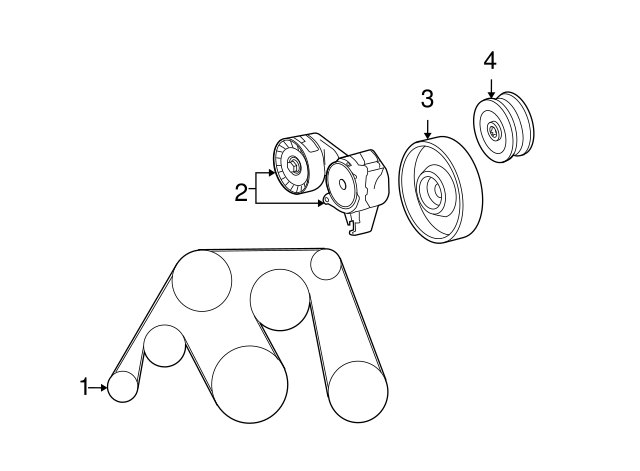 90916-02637 - Serpentine Belt 2007-2017 Lexus | AutoNation Parts