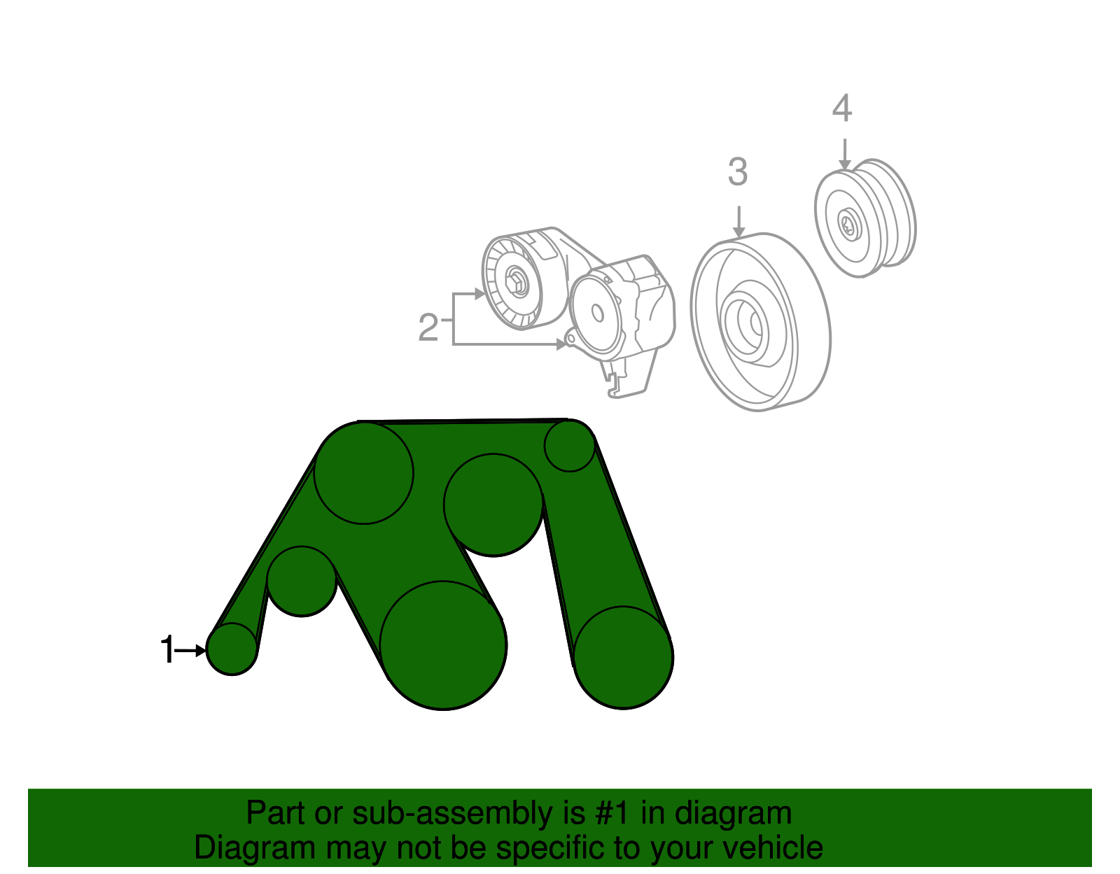 90916-02637 - 2007-2017 Lexus - Serpentine Belt | My L Parts