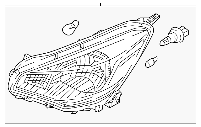2017-2020 Mitsubishi Mirage G4 Headlamp Assembly 8301D118 | OEM Parts ...