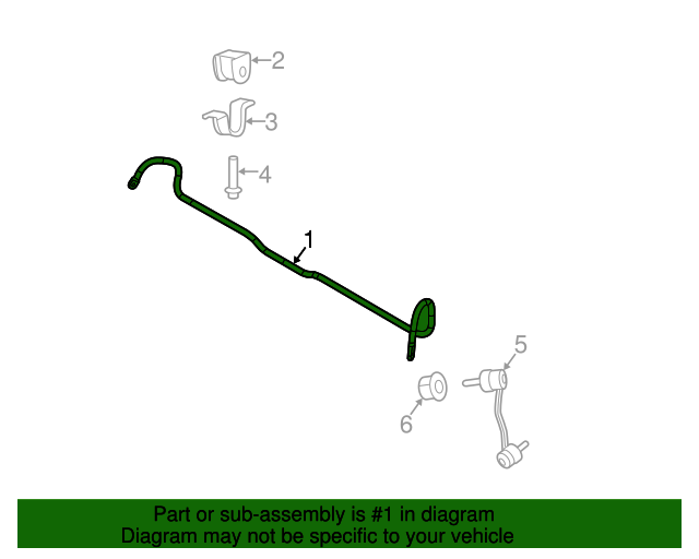 906-323-23-65 - Stabilizer Bar 2010-2013 Mercedes-Benz | Mercedes-Benz ...