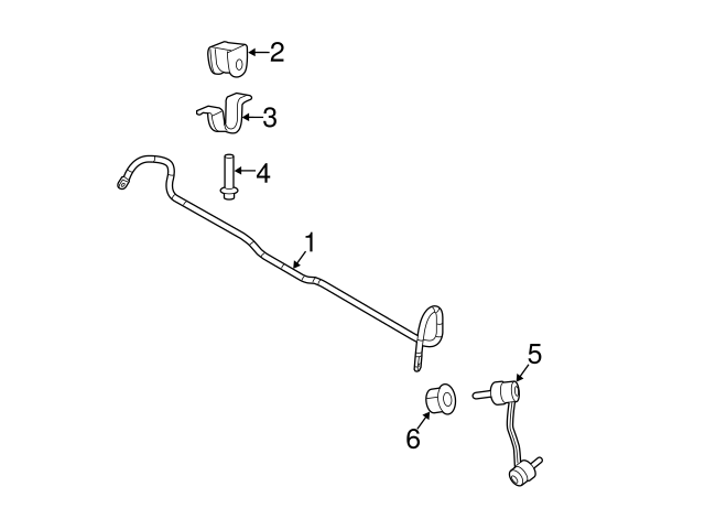 906-323-23-65 - Stabilizer Bar 2010-2013 Mercedes-Benz | Mercedes-Benz ...